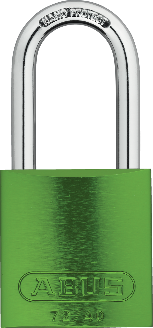 ABUS Aluminium Padlock 72/40HB40 green
